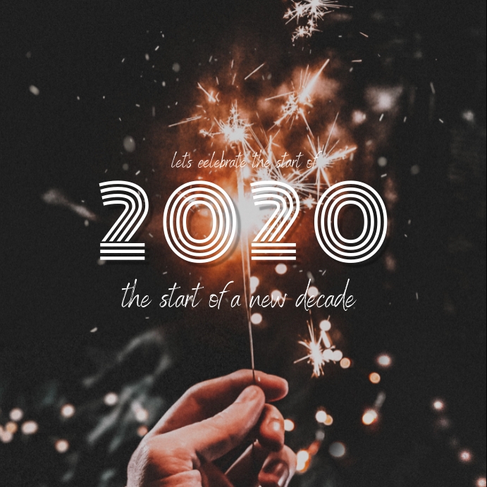 New Year 2020 Template | PosterMyWall