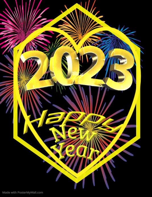 new year 2023 FLYER Template | PosterMyWall