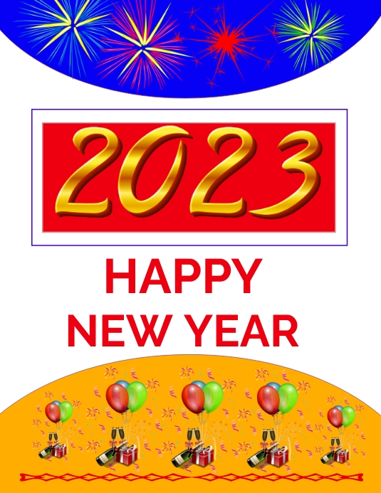 NEW YEAR 2023 FLYER Template | PosterMyWall