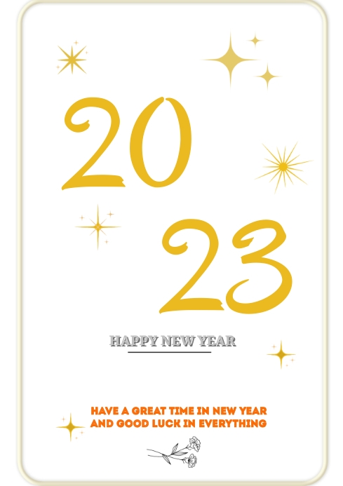 NEW YEAR 2023 QUOTE TEMPLATE | PosterMyWall