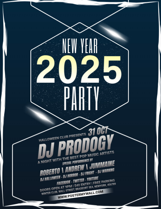 New Year 2025 Template | PosterMyWall