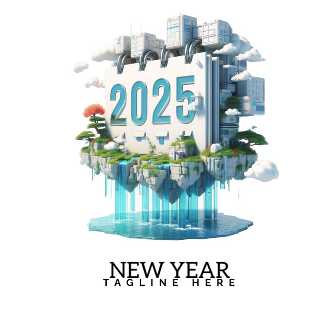 New Year 2025 Logo Template | PosterMyWall