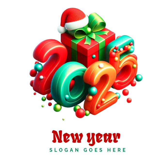 New Year 2025 Logo Template | PosterMyWall