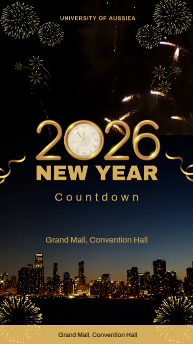 new year 2026 countdown Template | PosterMyWall