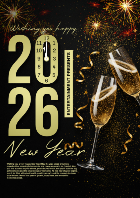 New year 2026 Template | PosterMyWall