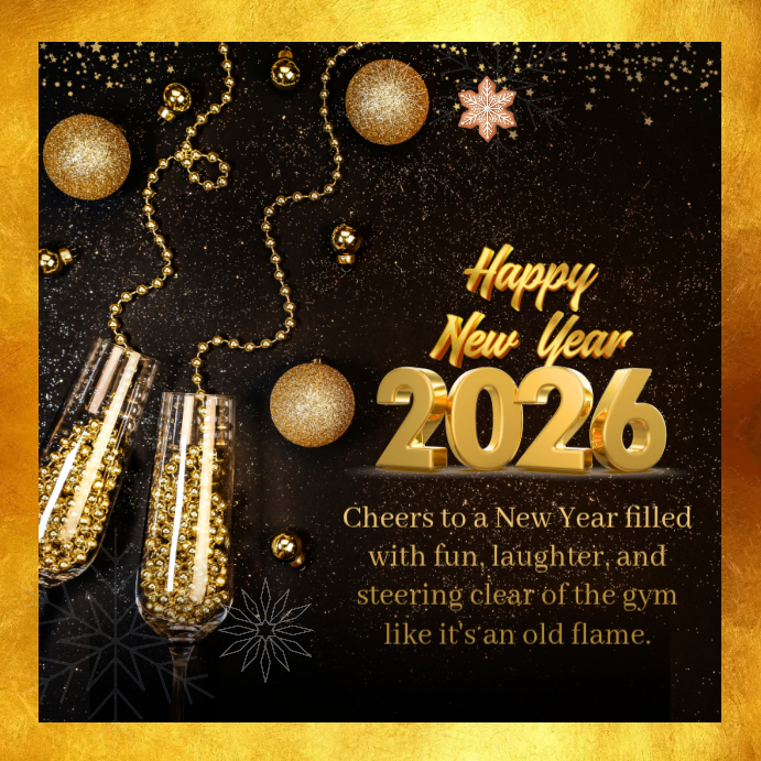 New Year 2026 Wishes Instagram Post Template | PosterMyWall