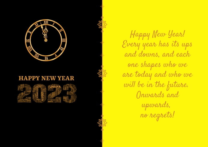 New Year 6 Template | PosterMyWall