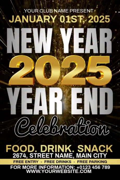 New Year Ads Template | PosterMyWall