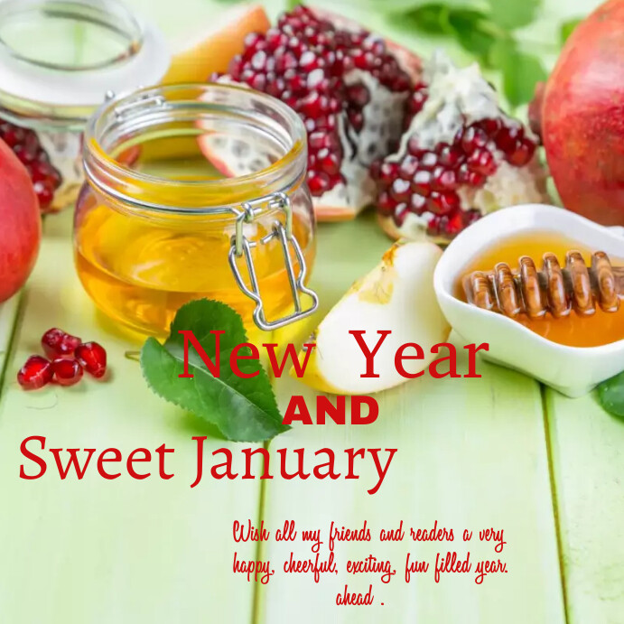 New year and January Instagram post Template | PosterMyWall