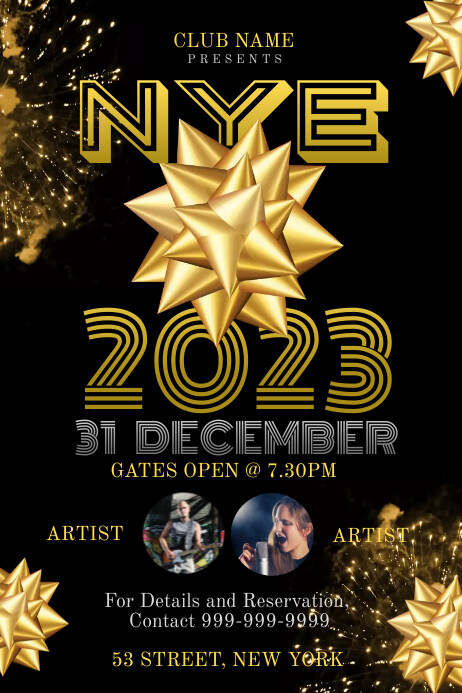 Copy of New year bash party | PosterMyWall