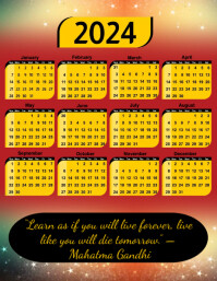 Calendar template | PosterMyWall