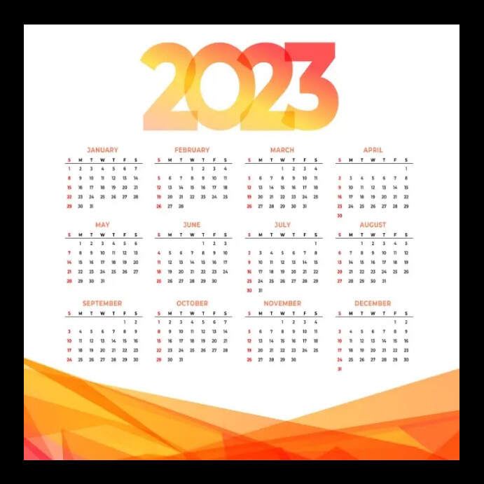 New year Calendar Template | PosterMyWall