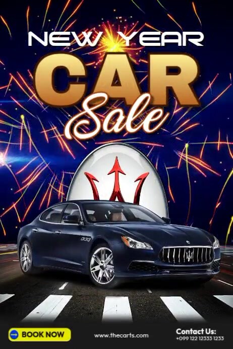 New Year Car Sale Ads Template | PosterMyWall