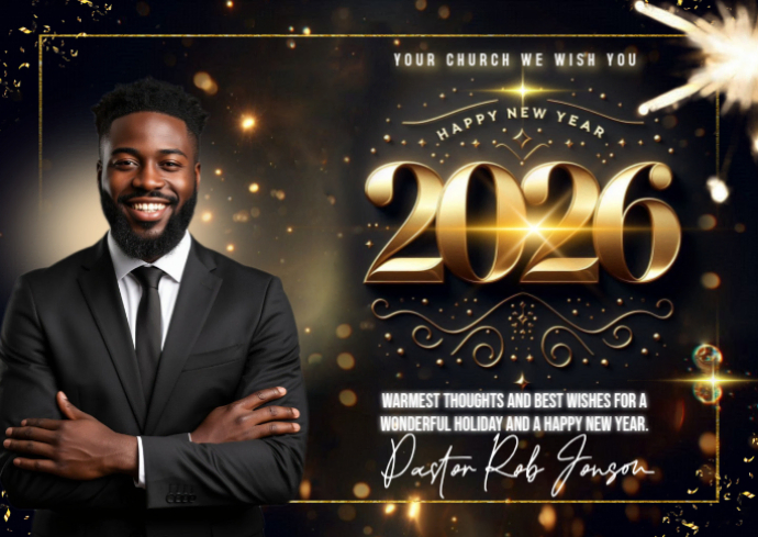 New Year Card Postcard Template | PosterMyWall