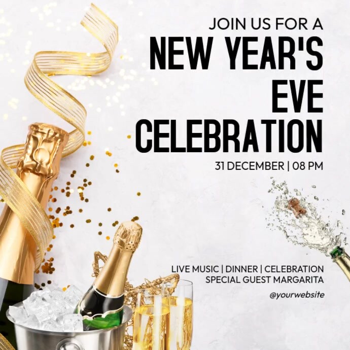 New Year Celebration Template | PosterMyWall