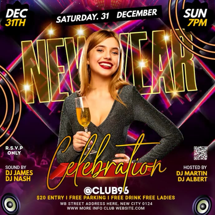 new year celebration Template | PosterMyWall