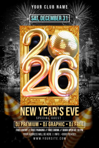Happy New year 2025 poster template | PosterMyWall