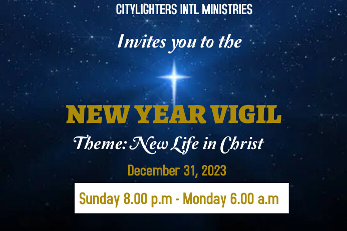 New year church poster Template | PosterMyWall