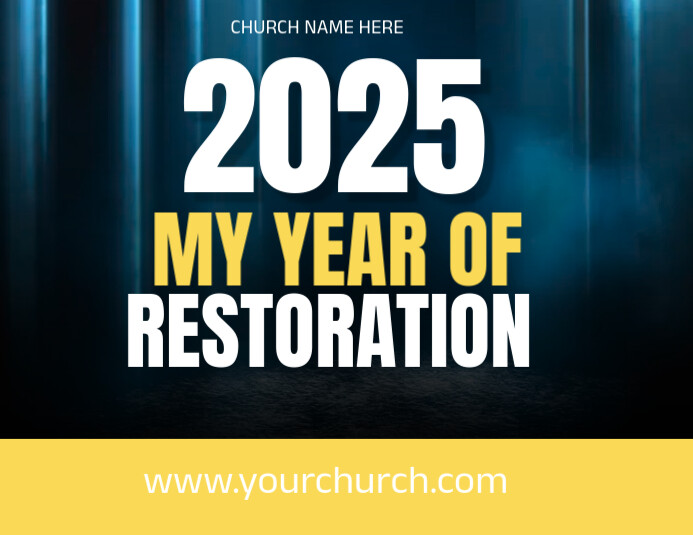 Copy of new year church theme | PosterMyWall