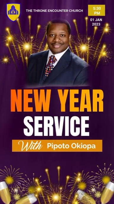 New year Church Worship Flyer Template | PosterMyWall