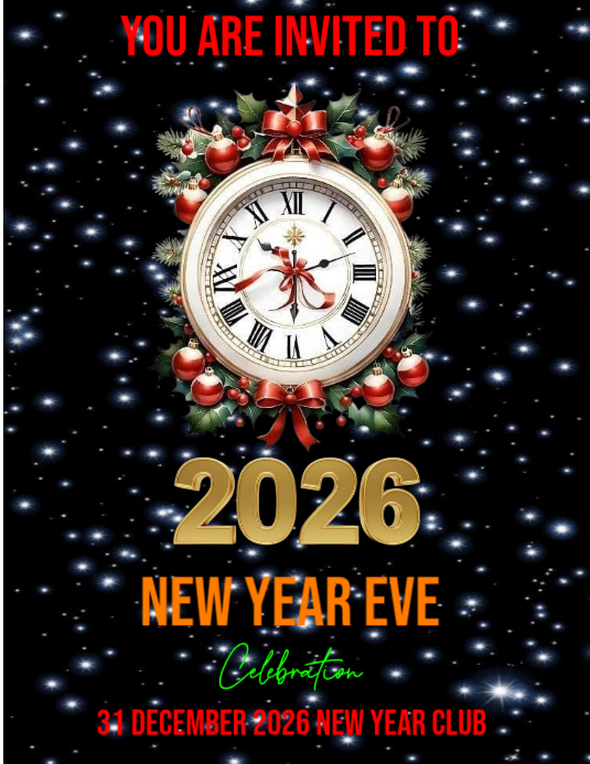 New Year Countdown Template | PosterMyWall