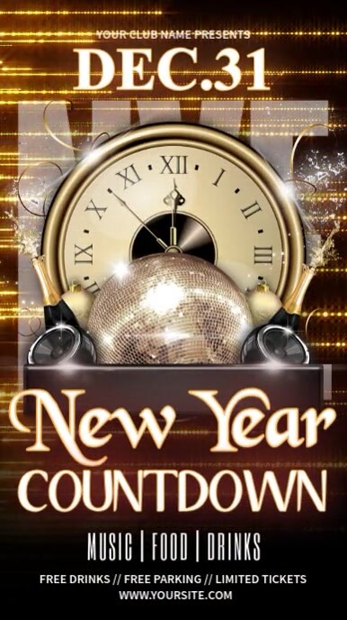 New Year Countdown Template | PosterMyWall