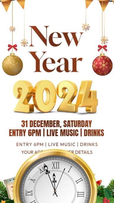 New Year Countdown Template | PosterMyWall