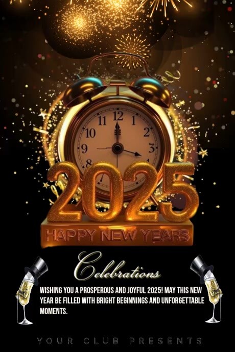 New year countdown video Template | PosterMyWall