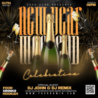 New year dedication service flyer template | PosterMyWall