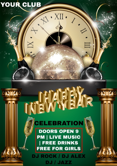 NEW YEAR Template | PosterMyWall