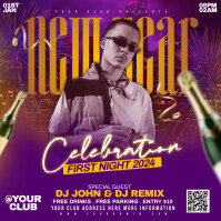 New year dedication service flyer template | PosterMyWall