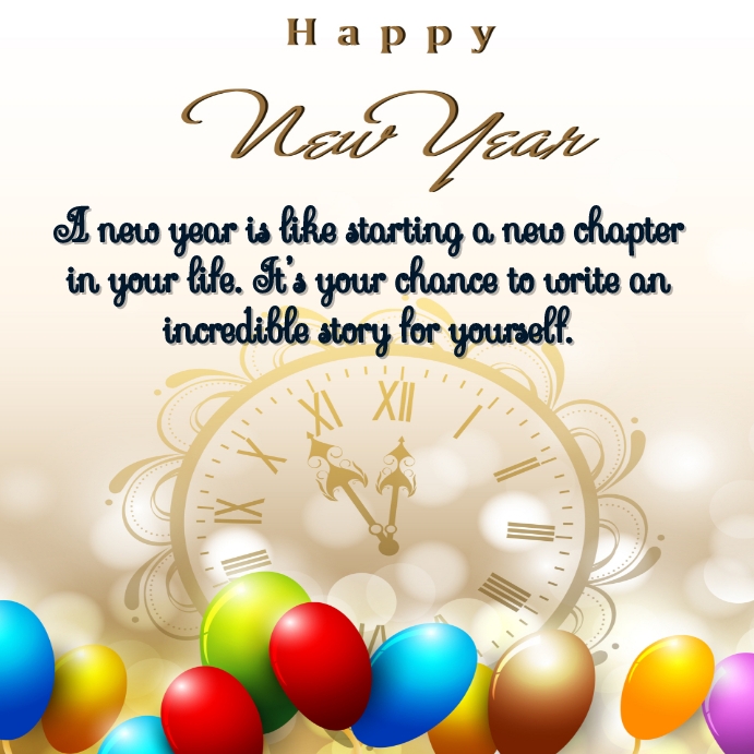 New Year Template | PosterMyWall