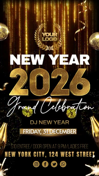 New Year Template | PosterMyWall