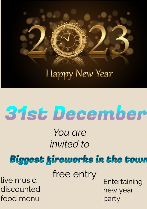 New year Template | PosterMyWall