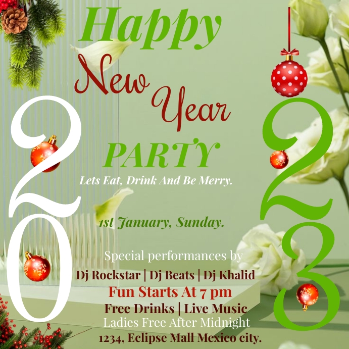 Copy of New year | PosterMyWall