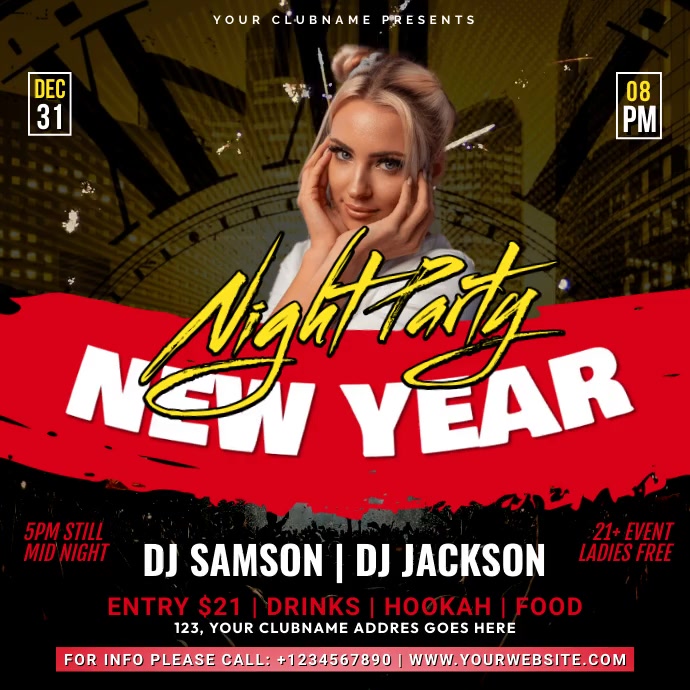 New Year Template | PosterMyWall