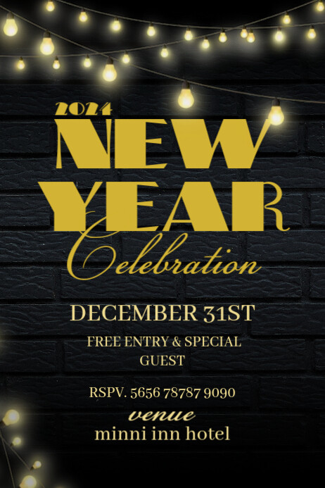 NEW YEAR Template | PosterMyWall