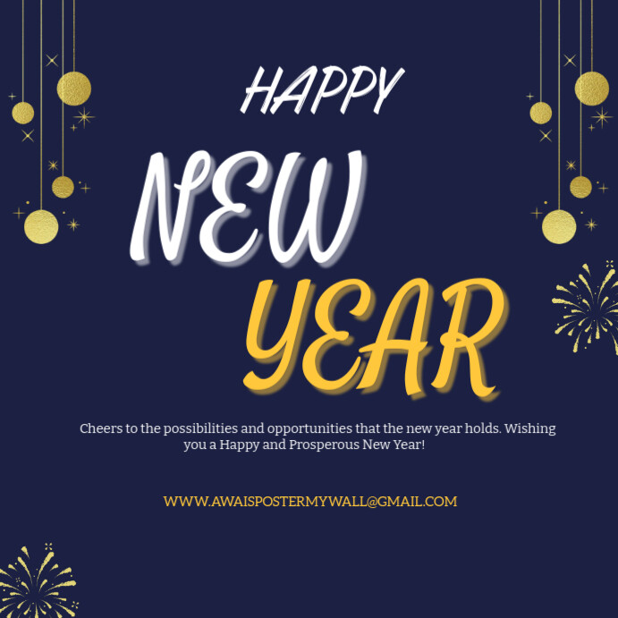 New Year Template | PosterMyWall