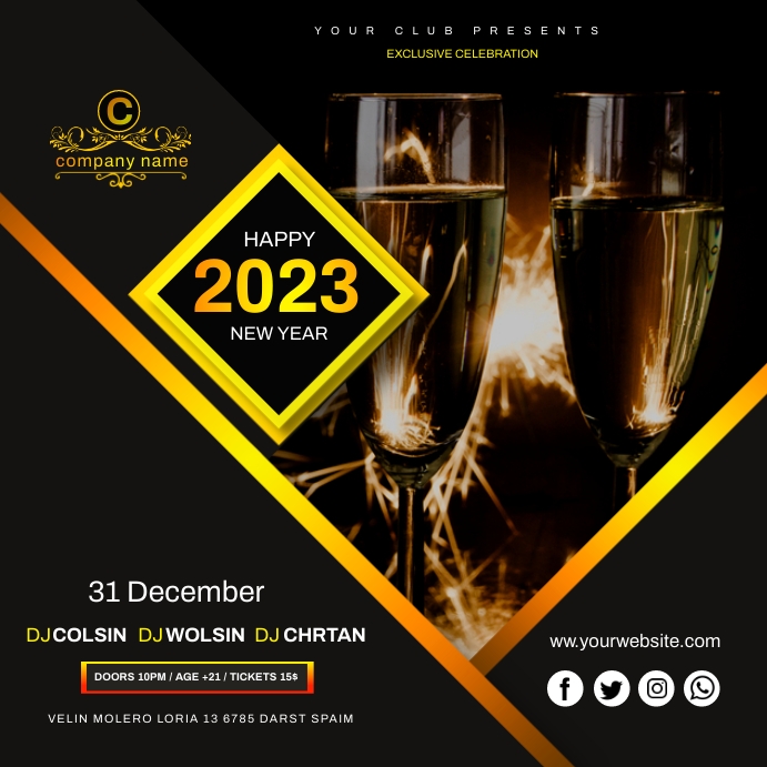 New year Template | PosterMyWall