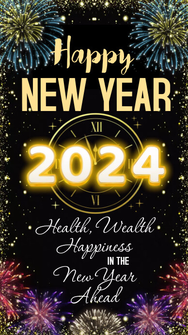 New Year Digital Display Template | PosterMyWall