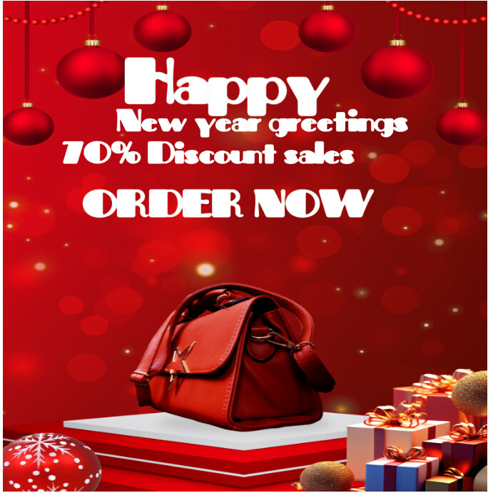 New year Discount sales Template | PosterMyWall