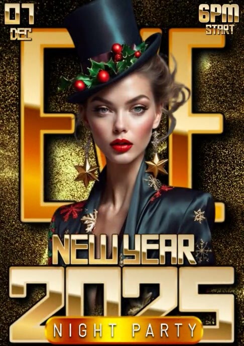 new year eve party Template | PosterMyWall