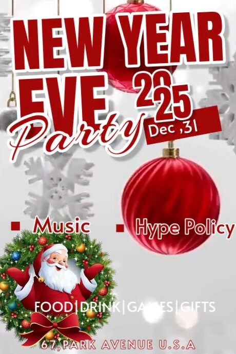 New year eve party Template | PosterMyWall