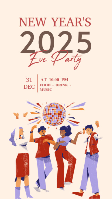 new year eve party Template | PosterMyWall