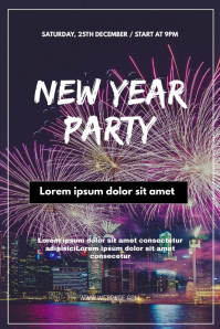 New year event flyer template | PosterMyWall
