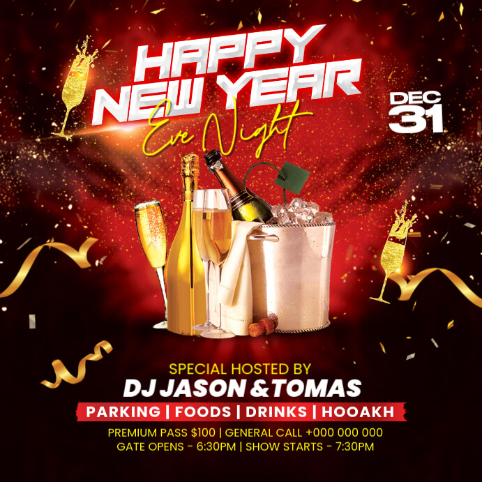 Copy of new year event night | PosterMyWall