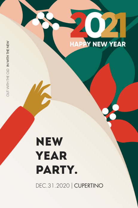 New Year Event Poster Flyer Template | PosterMyWall