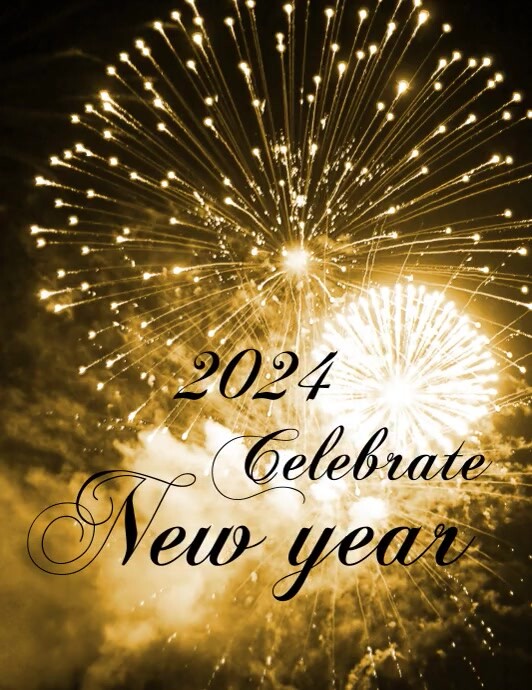 Copy of new year flayer/greeting card (1) | PosterMyWall