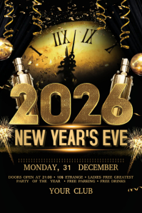 2025 New Year Flyer Template | PosterMyWall