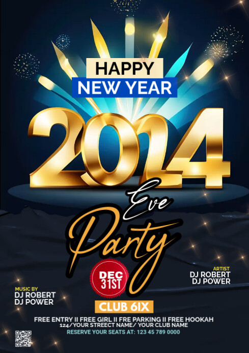 New Year Flyer Template | PosterMyWall